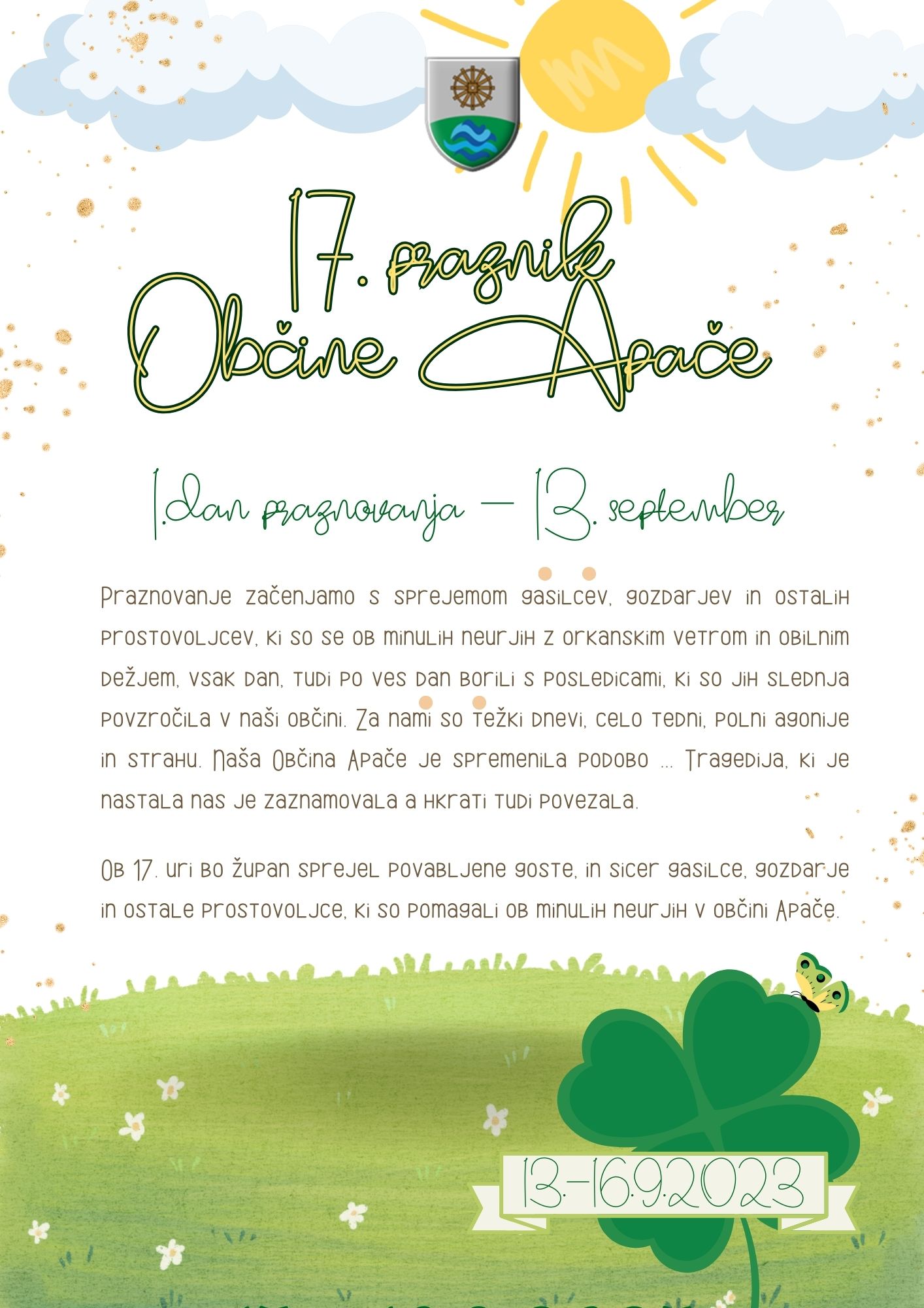 17. PRAZNIK OBČINE APAČE - 1. DAN PRAZOVANJA - 13.september - obcina ...